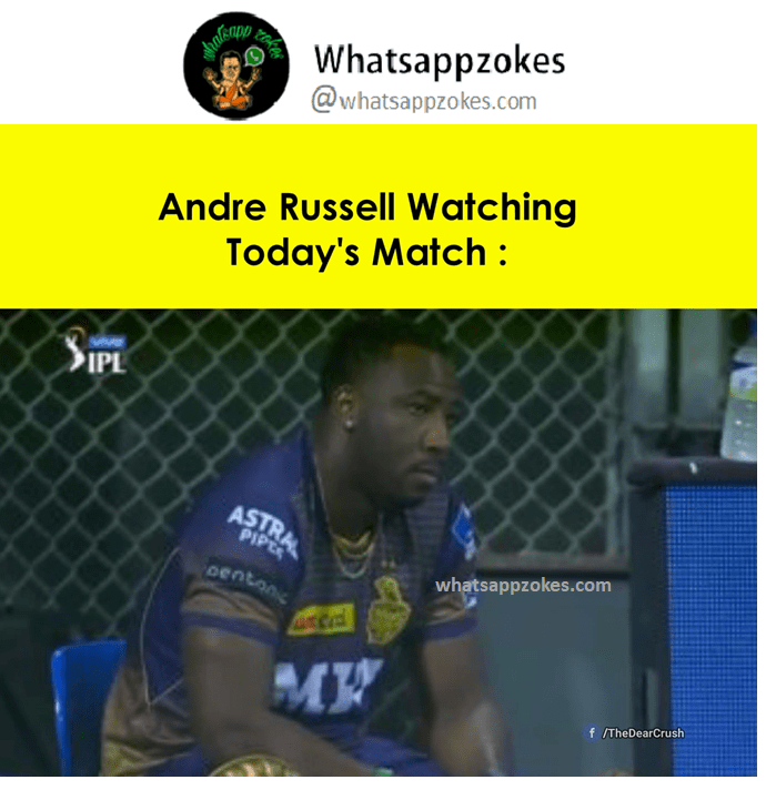 Funny Andre Russell Memes - Andre Russell Jokes - IPL Memes - Russell